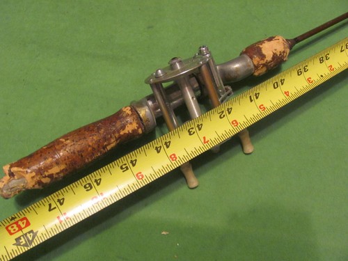 VTG. GEP 4' 0" One Piece Steel Casting Rod with Pflueger Summit ...