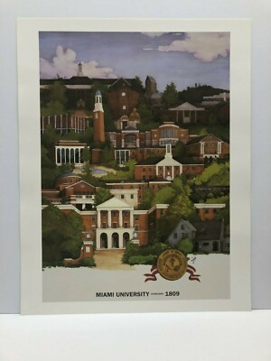Miami University-Oxford,OH Print - Dan Traynor | eBay