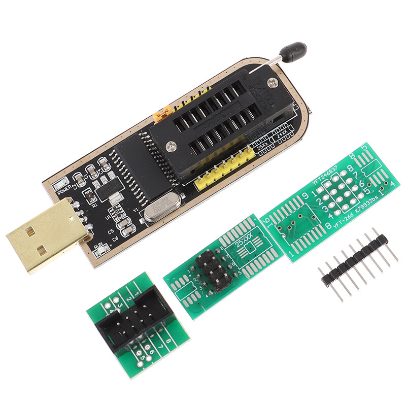 CH341A 24 25 Series EEPROM Flash BIOS USB Programmer Module + SOIC8 ...