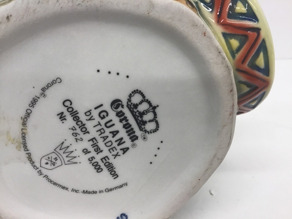 Corona Characters 1st Edition Beer Stein "The Corona Iguana" #762/5000 ...