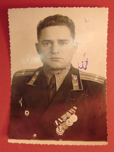Soviet Russian Air Force Fighter Pilot Photo WW2 Orders Medals on ...