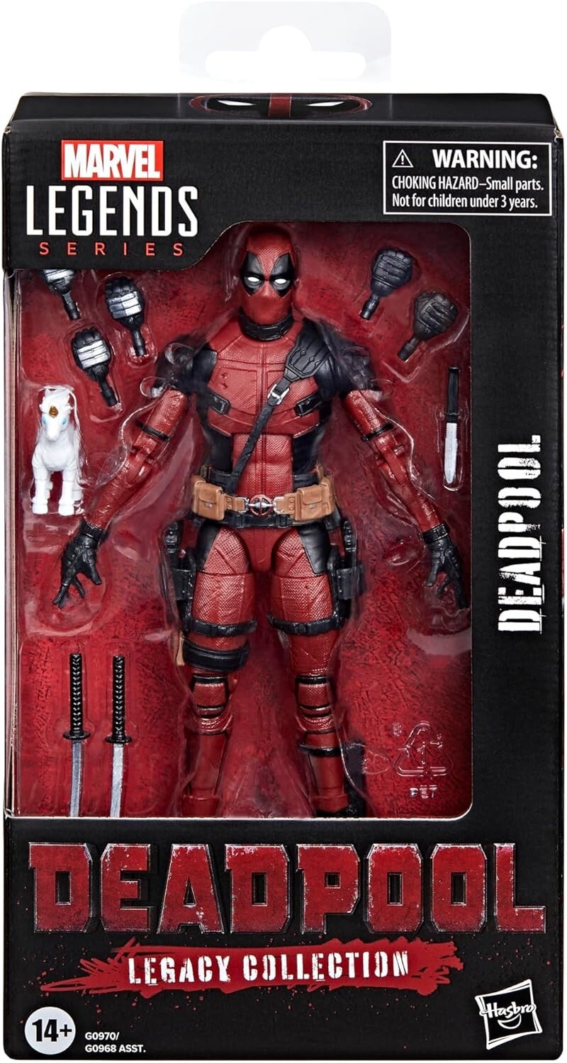 Hasbro Marvel Legends Deadpool Deadpool Legacy Collection Figure USA In ...