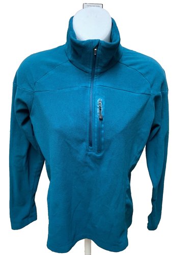 First Ascent Long Sleeve 1/2 Zip Pullover Fleece Jacket size Small ...