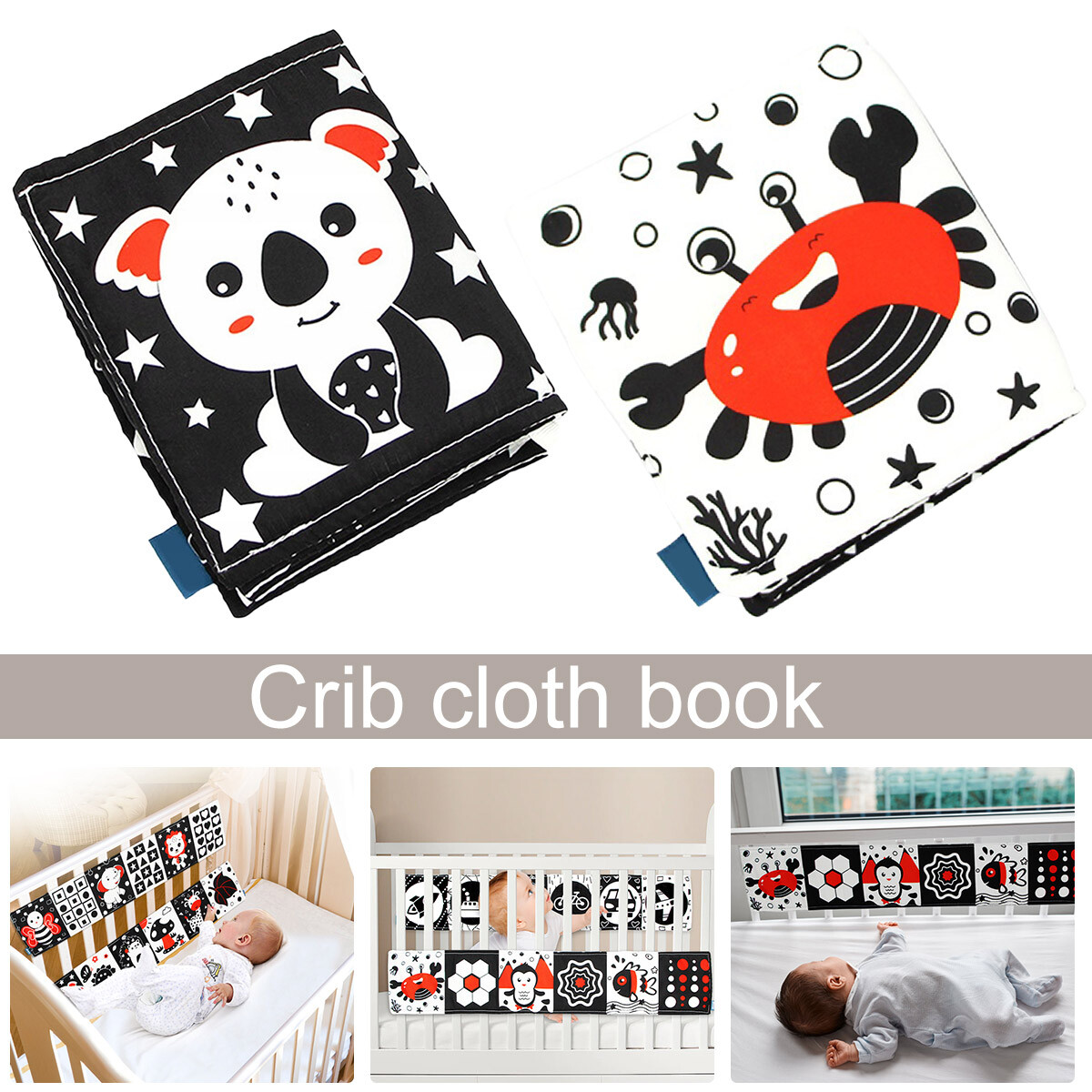 Soft Cloth Cognize Book Early Education Toys Baby Intelligence ...