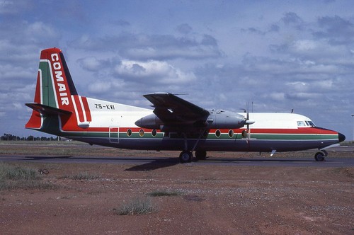 Orig. Aircraftslide / Dia COMAIR Fokker F27 Friendship ZS-KVI | eBay UK