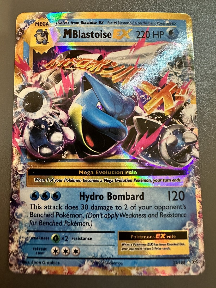 Mega Blastoise Card Ex
