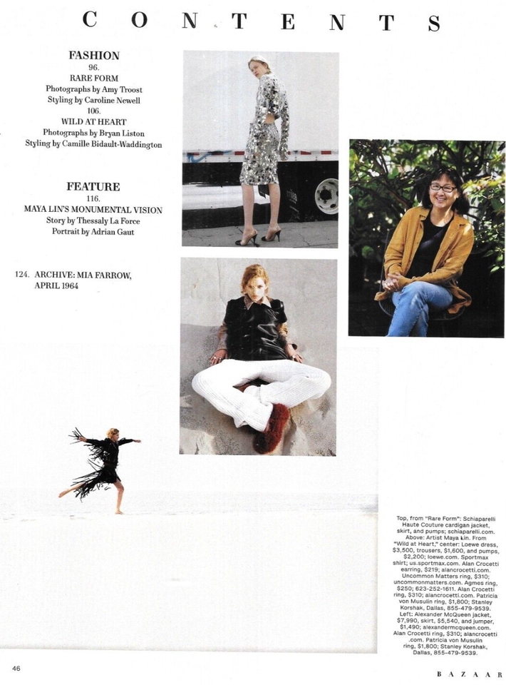 Harper's Bazaar Magazine Modern Age Couture Future of Fragrance May Lin ...
