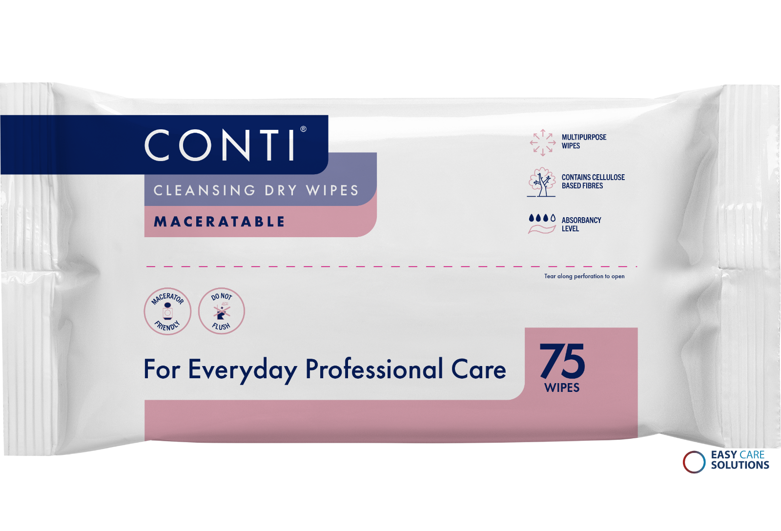 8 x Conti Wash Cloth Maceratable Dry Wipes - Large - 30 x 28 cm - 8 ...