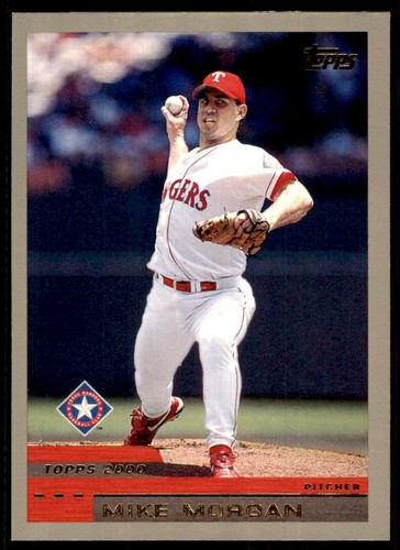 2000 Topps Mike Morgan Baseball Card Texas Rangers #195 | eBay
