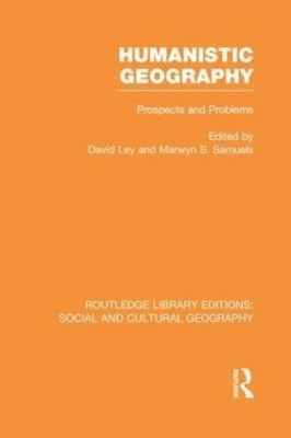 David Ley Humanistic Geography (Poche) | eBay