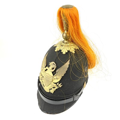 19th Century US American Artillery Spiked Pith Helmet With Plume C1880 ...