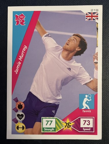 Jamie Murray 219 Panini Trading Card Game London 2012 Olympics | eBay