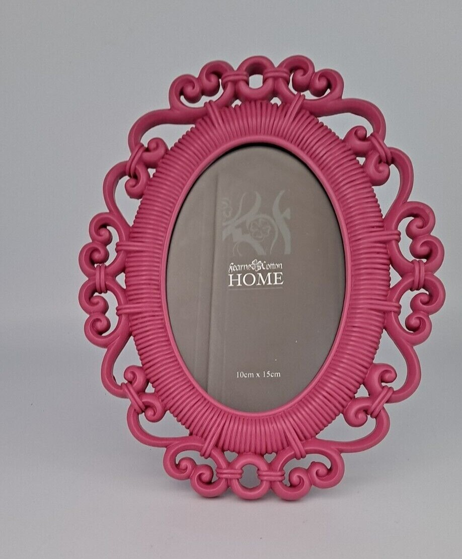 Pink Oval Frame