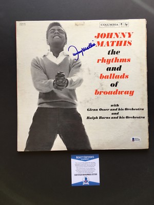 Johnny Mathis Signed Autographed Album Vinyl Beckett BAS COA Music ...