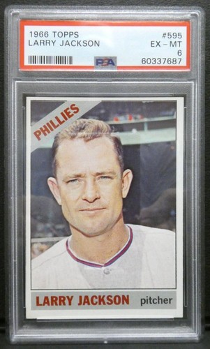 1966 Topps Larry Jackson #595 PSA 6 EX-MT | eBay