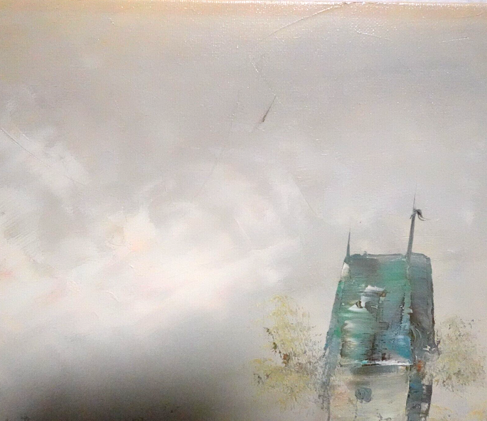 JANE MABRY ORIGINAL OIL ON CANVAS SAIL BOATS PALACE HUGE PAINTING ...