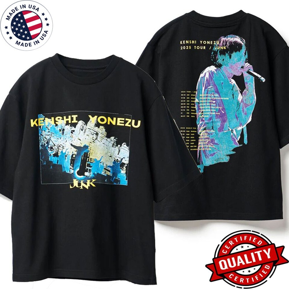 Kenshi Yonezu JUNK WORLD TOUR 2025 Unisex T Shirt HOT - Gem