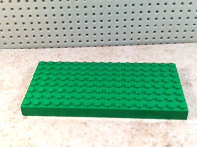 LEGO 8x16 Green BRICK Baseplate Base Tall Part 4204 Park Grass Island ...