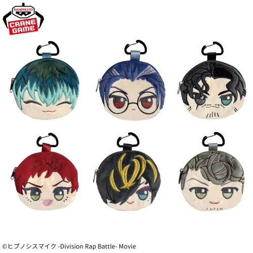 Hypnosis Mic: Division Rap Battle Face pouch with a carabiner 10cm New ...