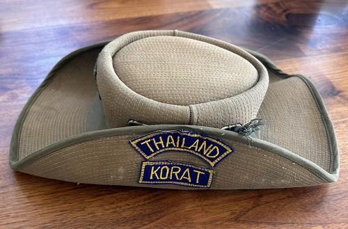 Vietnam War USAF Officer Boonie Hat With Patches Thailand Korat / US ...