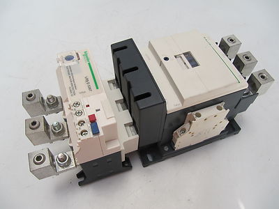 Schneider Electric 250Amp Contactor with Overload LC1D115 + LR9D5367 | eBay