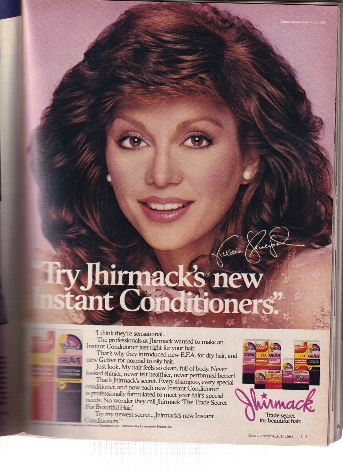 MADEMOISELLE US 1981 BROOKE SHIELDS JANICE DICKINSON SHELLEY HACK ...