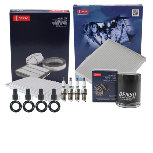 Denso Tune Up Kit 4 Spark Plugs & Boots Kit for Camry 2.4L L4 GAS 2AZ ...