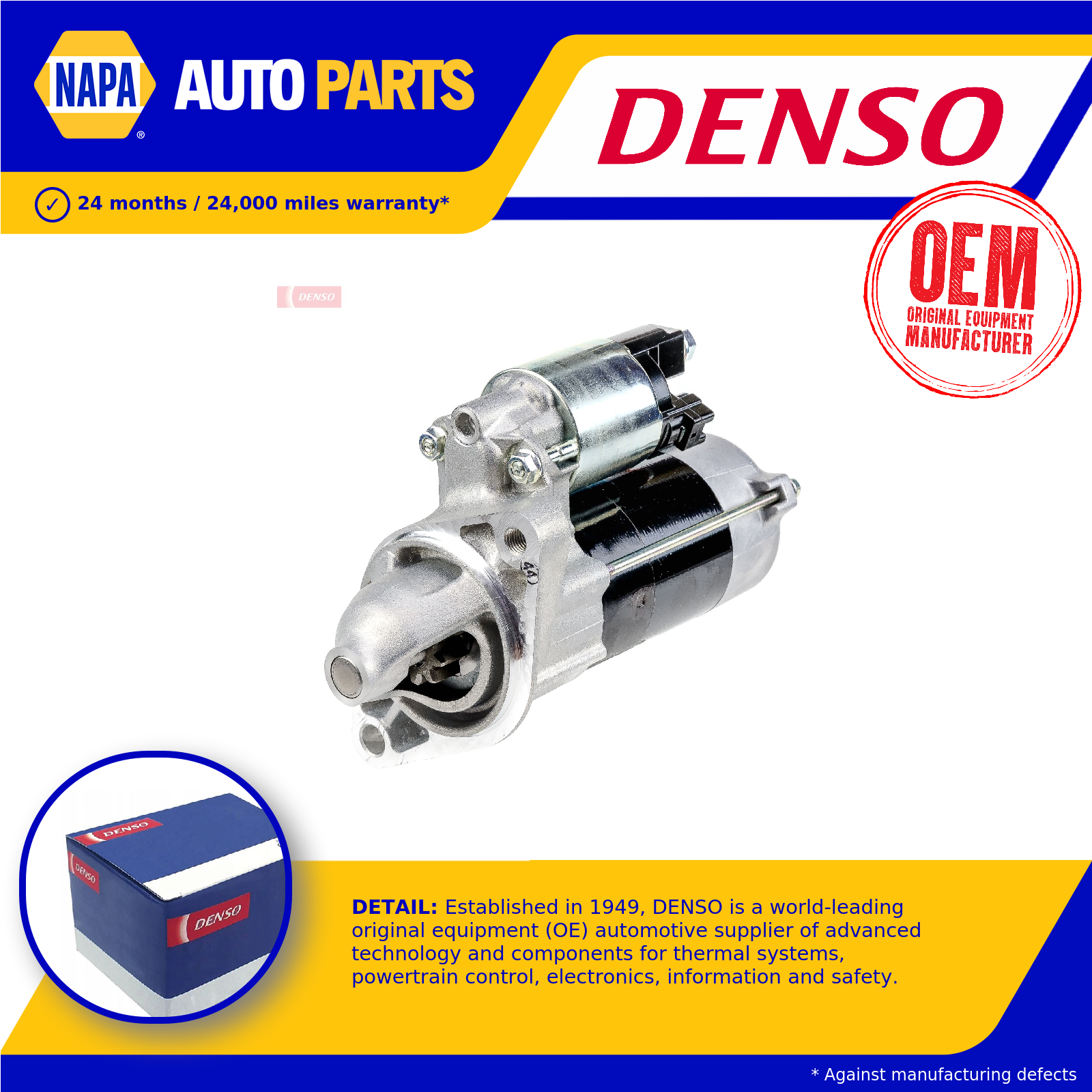 STARTER DSN934 FOR TOYOTA YARIS/VITZ/VERSO/FUN/CARGO VITZ/ECHO 2NZ-FE 1 ...