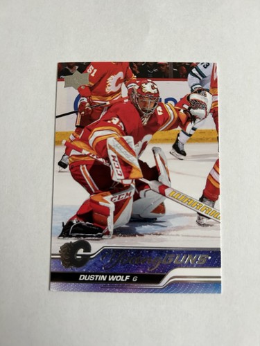 2023-24 Upper Deck Series 1 - Young Guns YG Dustin Wolf #210 (RC ...