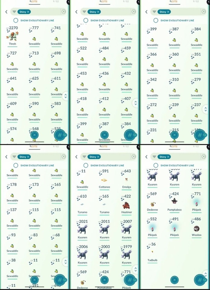 Pokémon Go Acc Level 66 +175 Shiny +11.9m Stardust - Female | eBay.de