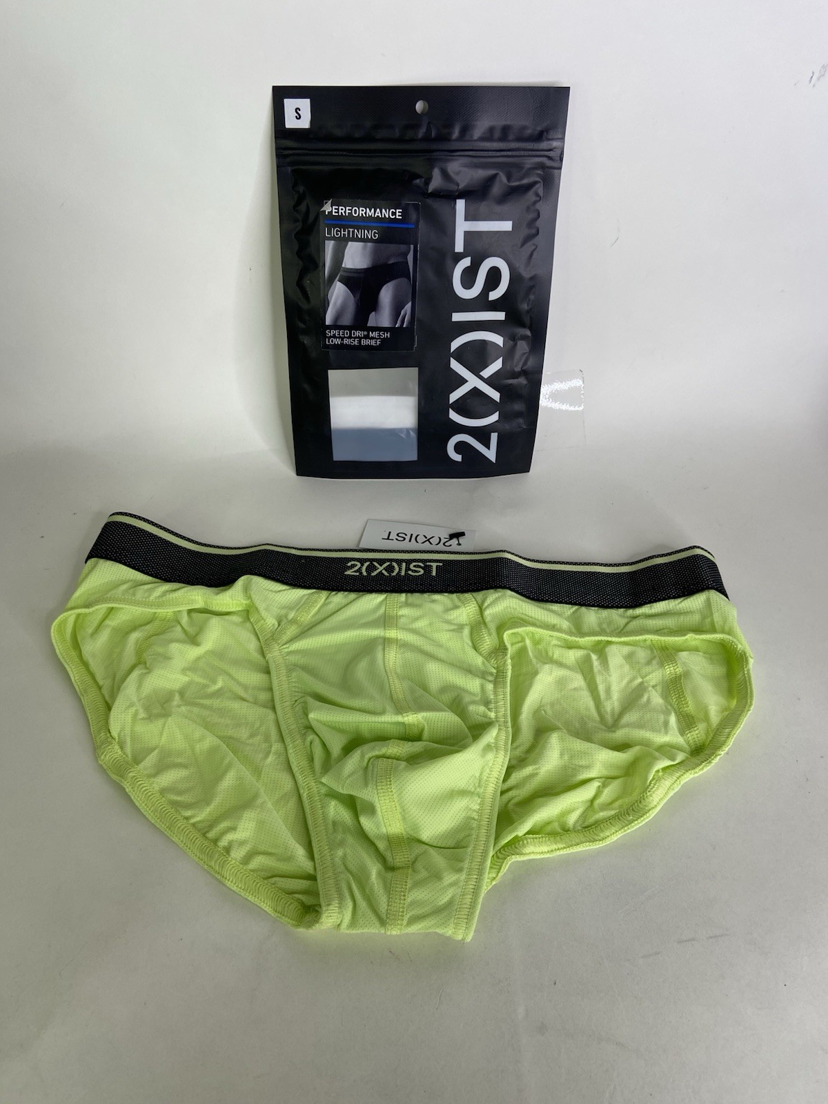 2xist Performance Lightning Speed Mesh Low Rise Brief Underwear Green ...
