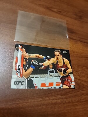 2020 TOPPS UFC ALEXIS DAVIS On Card Autographed Sleeved Centered Mint ...