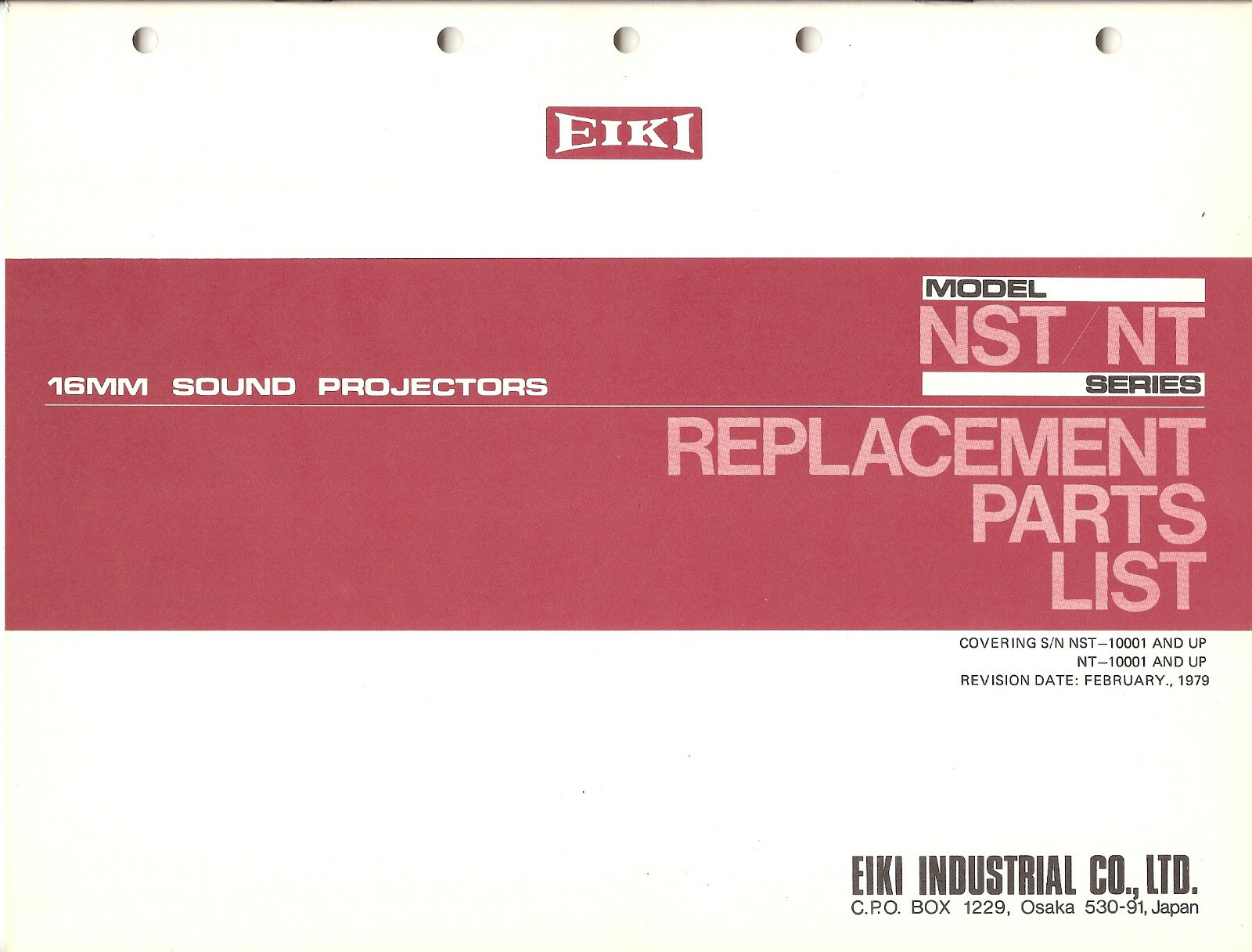 EIKI NST/NT Replacement parts list | eBay