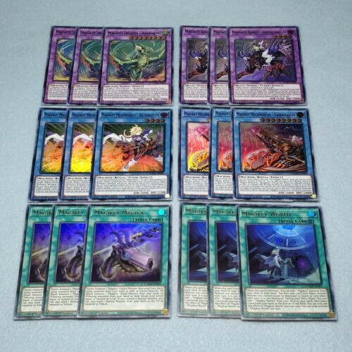 Yugioh Complete Magikey 27 Card Deck Core World Maftea 1st Ed Daw *Hot ...