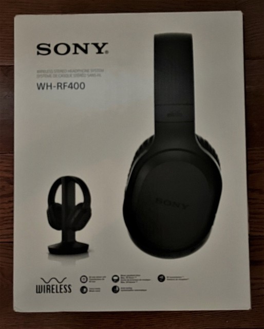 Sony RF400 Wireless Home Theater Headphones - Black for sale online | eBay