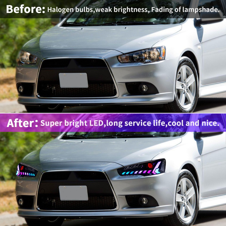 LED DRL Headlights Turn Front Lamp Assembly Set For 2008-2023 ...