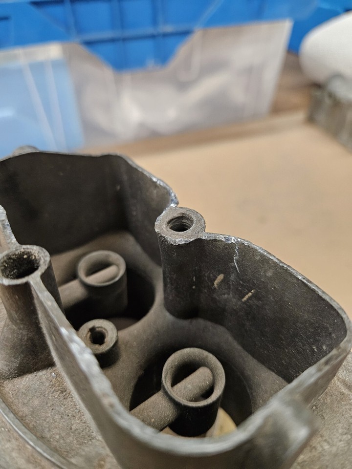 1968 Corvette Holley Tri Power 3x2 End Carb Carburetor Body 3659 703 ...