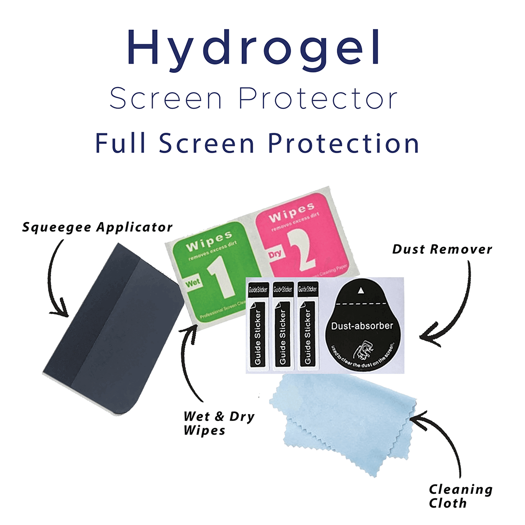 Vivo Y200 5G Compatible Premium Hydrogel Screen Protector With Full ...
