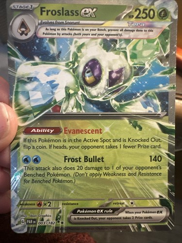 Pokémon TCG Froslass ex Paradox Rift 003/182 Holo Double Rare - MINT | eBay