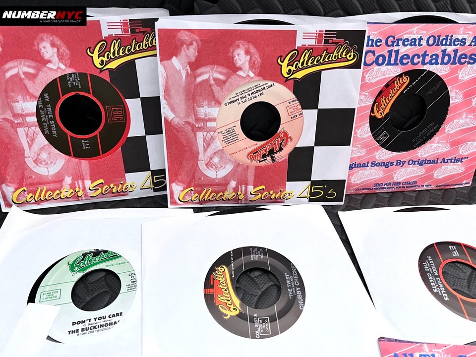 25x Vintage COLLECTABLES Records Collector Series 45's Original Oldies ...