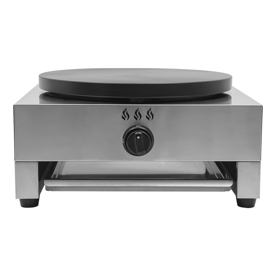 Gas Pancake Cooker Commercial Crepe Maker Machine Pancake Big Hotplate ...