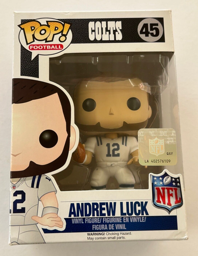 Funko NFL Pop Vinyl - ANDREW LUCK Indianapolis Colts #45 (2016 Release ...