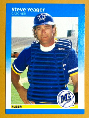 1987 FLEER M's / STEVE YEAGER BASEBALL CARD #599 | eBay