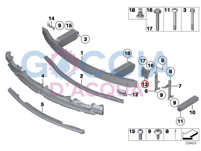 BMW (Genuine OE) 51117186513 for sale online | eBay