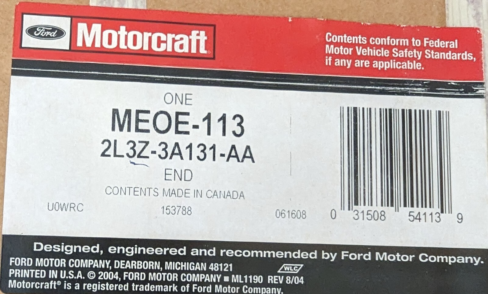 FORD OEM Steering Gear Linkage-Inner Tie Rod Left 2L3Z-3A131-AA | eBay