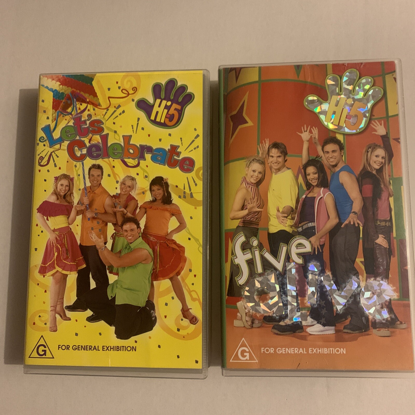 HI-5 - Let's Celebrate & Five Alive VHS PAL | eBay
