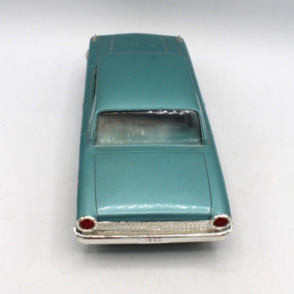 1963 Metallic Turquoise Blue Ford Galaxie Promo Model Car Original Box ...