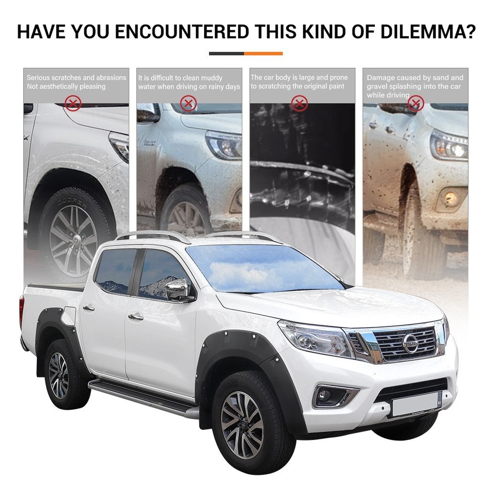 for Nissan Navara NP300 2015-2020 AD BLUE D23 Wide Wheel Arches Kit ...
