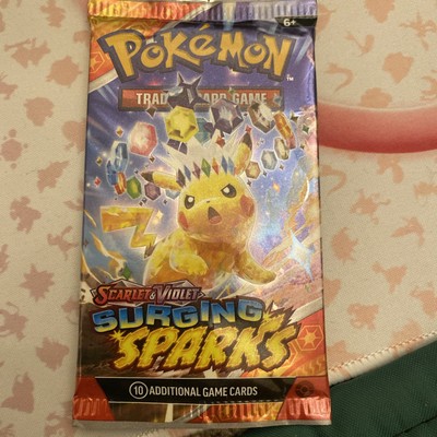 Pokemon Surging Sparks Booster Pack - 10 Cards / Pack - Random Art ...