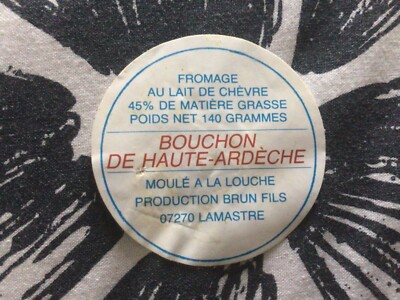 Étiquette Fromage de Chèvre Bouchon de Haute Ardeche | eBay